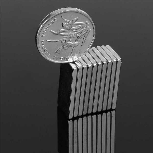 Strong Neodymium Magnet NdFeB N35 10PCS / Mainan Magnet / Besi Berani ...