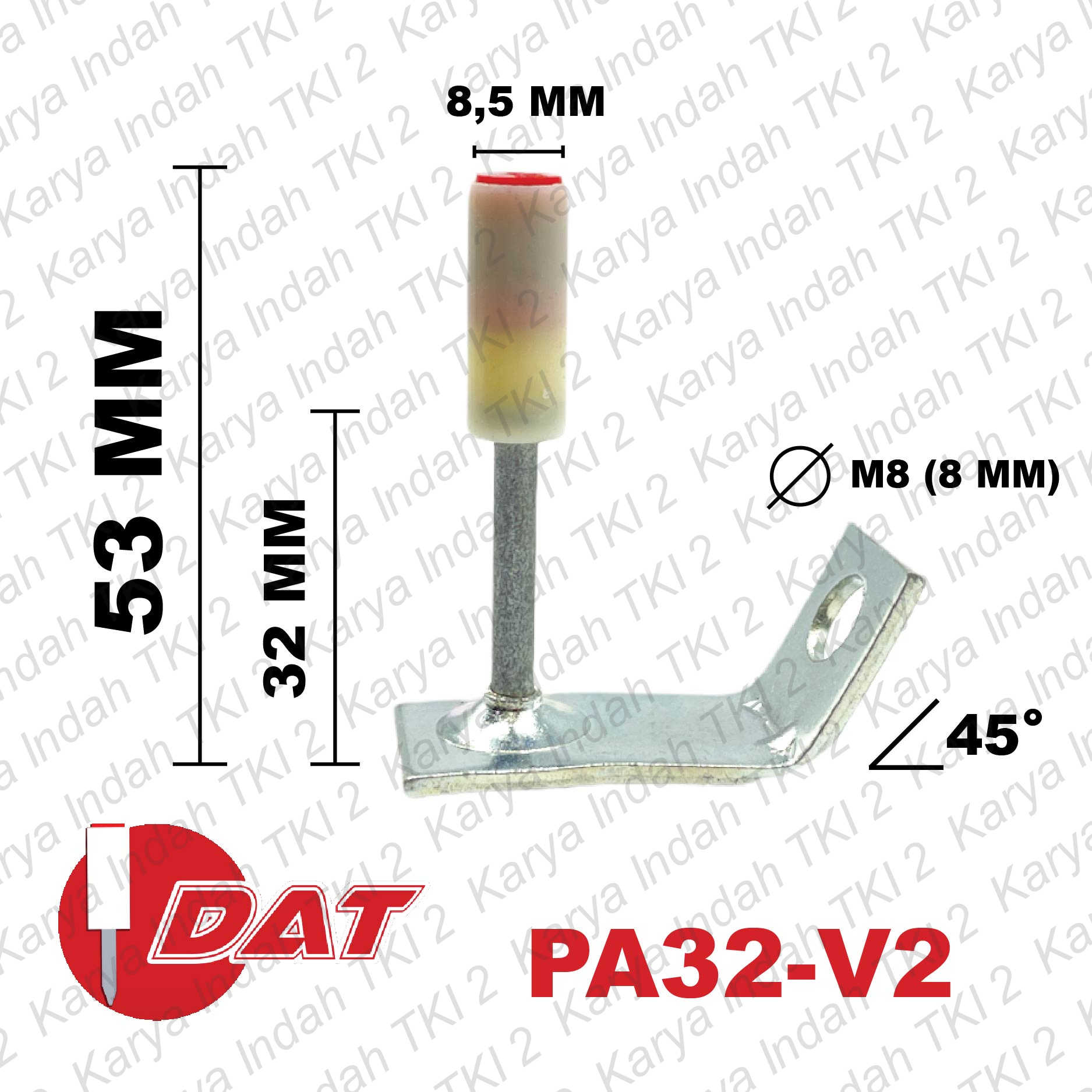 Isi Paku Tembak Plafond DAT PA32-V2 Pengganti Ramset Dynabolt Superfix ...