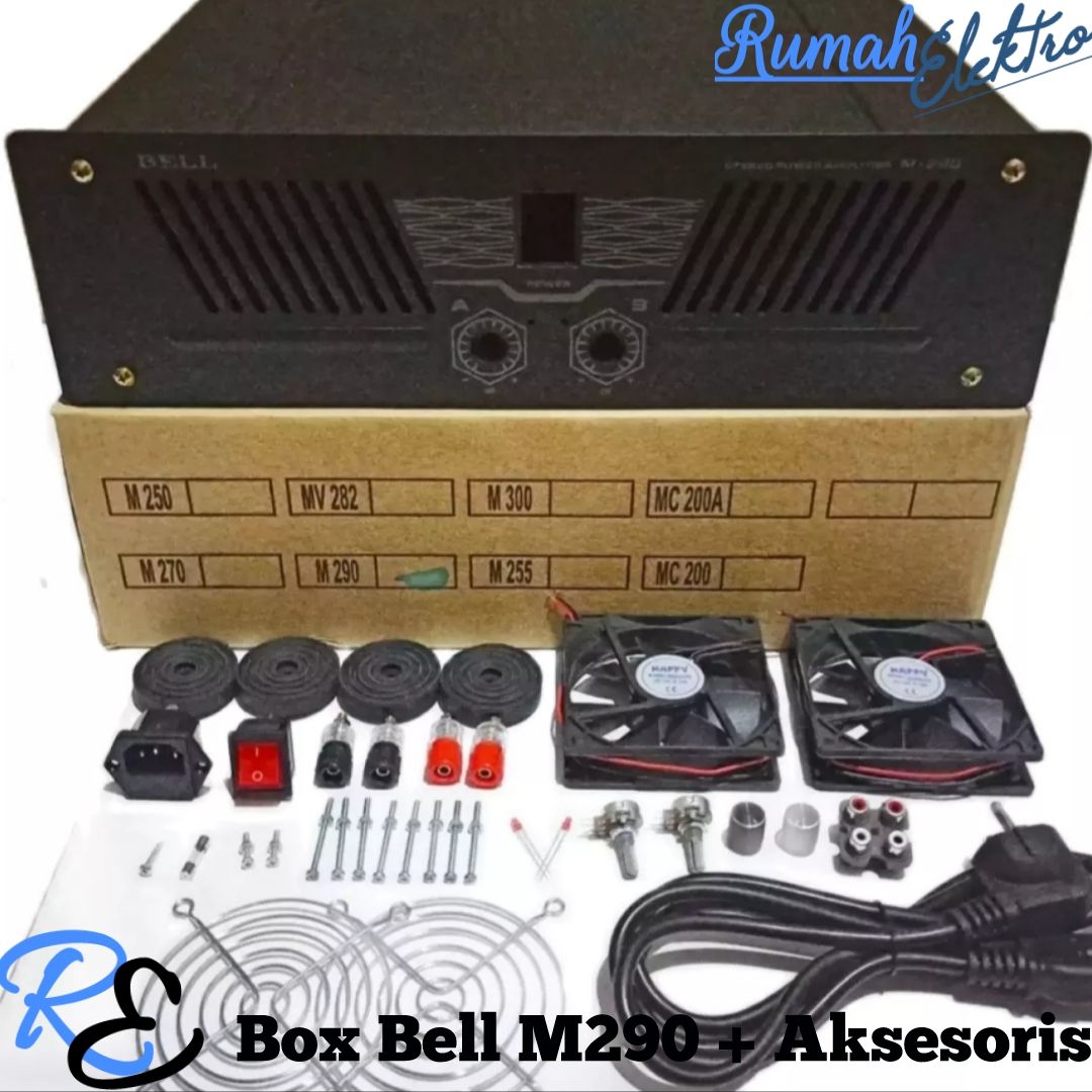 Box BELL Power Amplifier M 290 M290 M-290 Plus Aksesoris | Lazada Indonesia