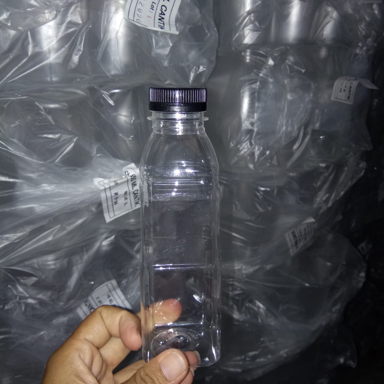 Botol Mocca 250 mil isi 50 pcs Botol Plastik Bentuk Kotak Buat Minuman ...