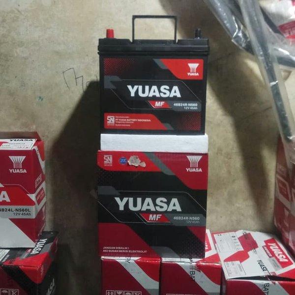 Aki Accu Yuasa Mf Kering 46D24R - Ns60 12V 45Ah 45Amper | Lazada Indonesia