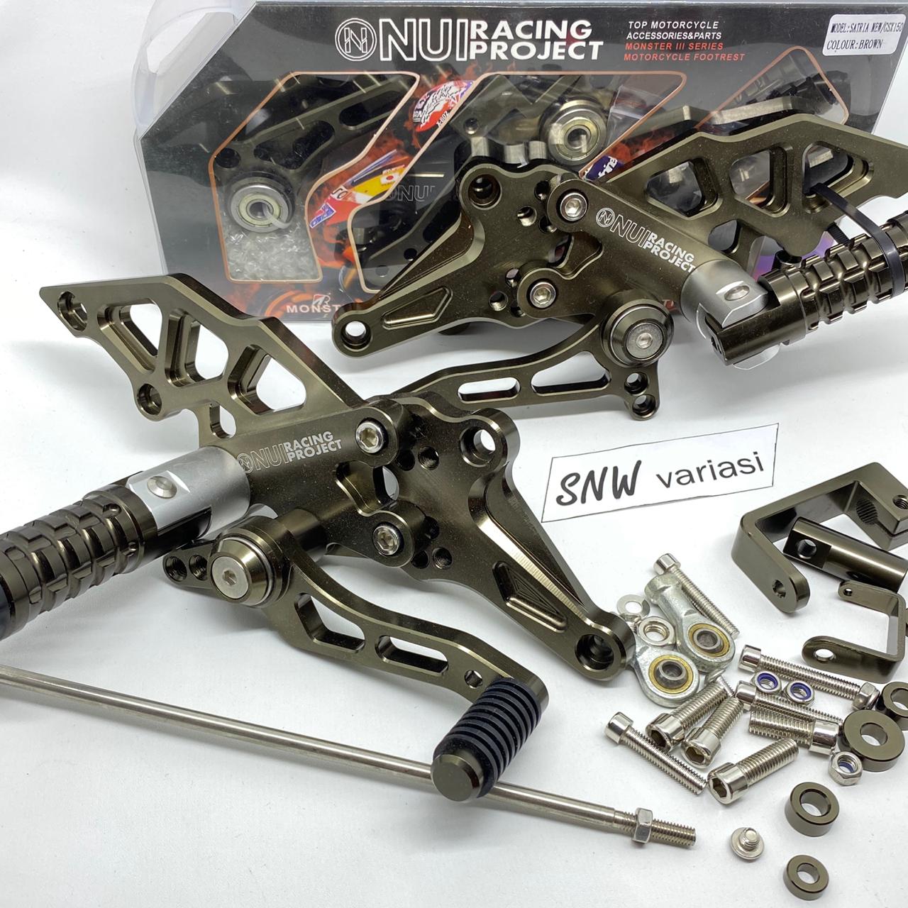 NUI RACING Footstep Underbone Yamaha Vixion R XSR155 XSR Anderbone Nui ...