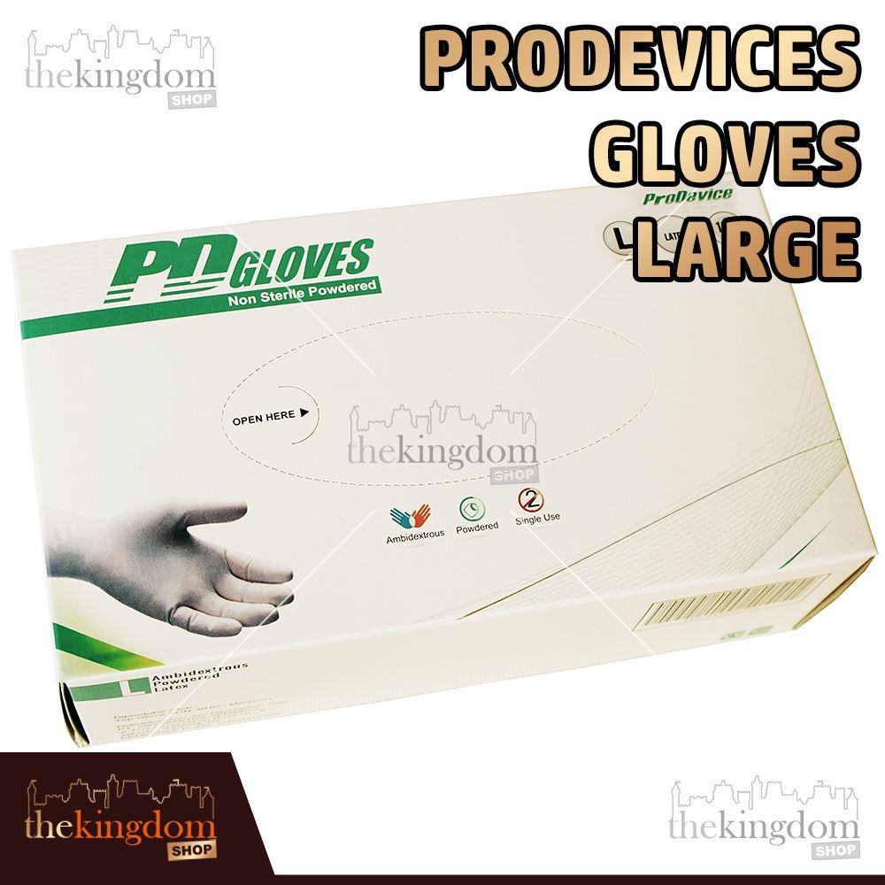 ProDevice PD Gloves Sarung Tangan Dokter Karet Latex Pro Device Large ...