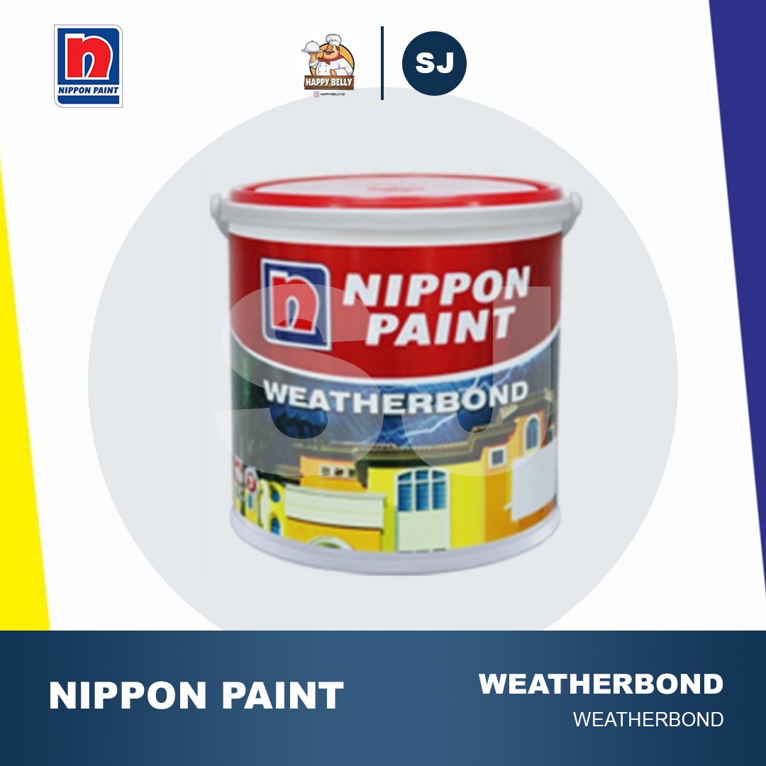 Cat Tembok Eksterior Nippon Paint Weatherbond 20 ltr White | Lazada ...