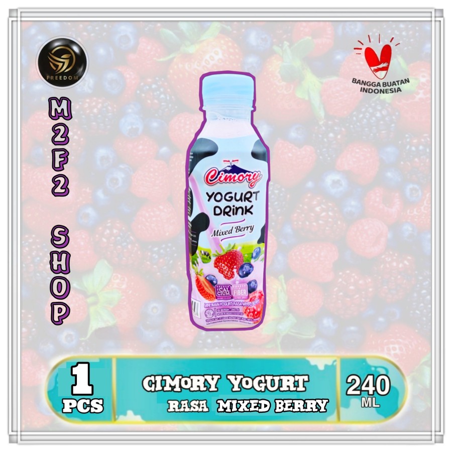 Yogurt Cimory Drink Mixed Berry - 240 ml (Kemasan Satuan) | Lazada Indonesia
