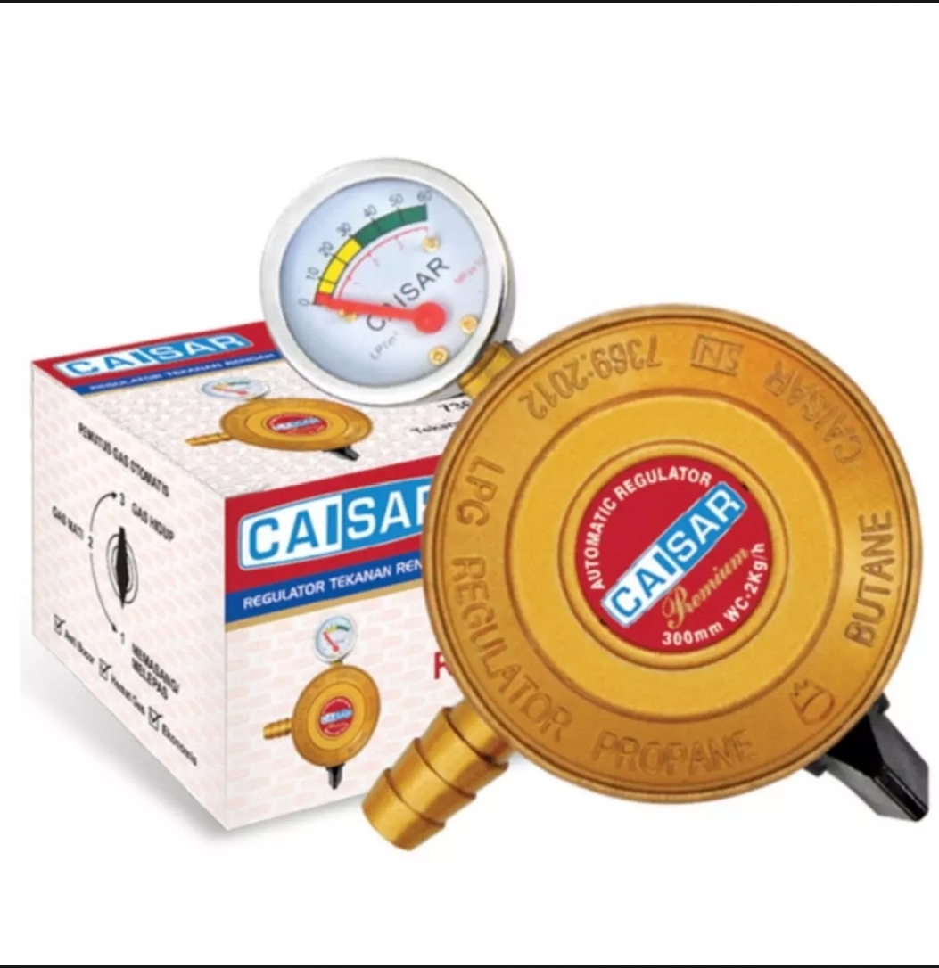 Regulator Gas CAISAR Tekanan Rendah + Amper | Lazada Indonesia