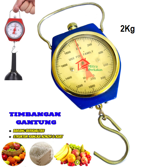 Koala Timbangan Gantung 2Kg / Timbangan Gantung Mini 2Kg / Hanging ...