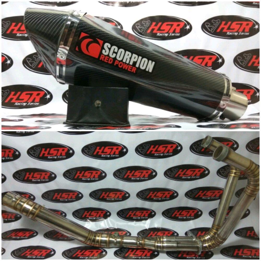 Knalpot Racing Yamaha R25 Scorpion Carbon Ful Syistem Garansi ...