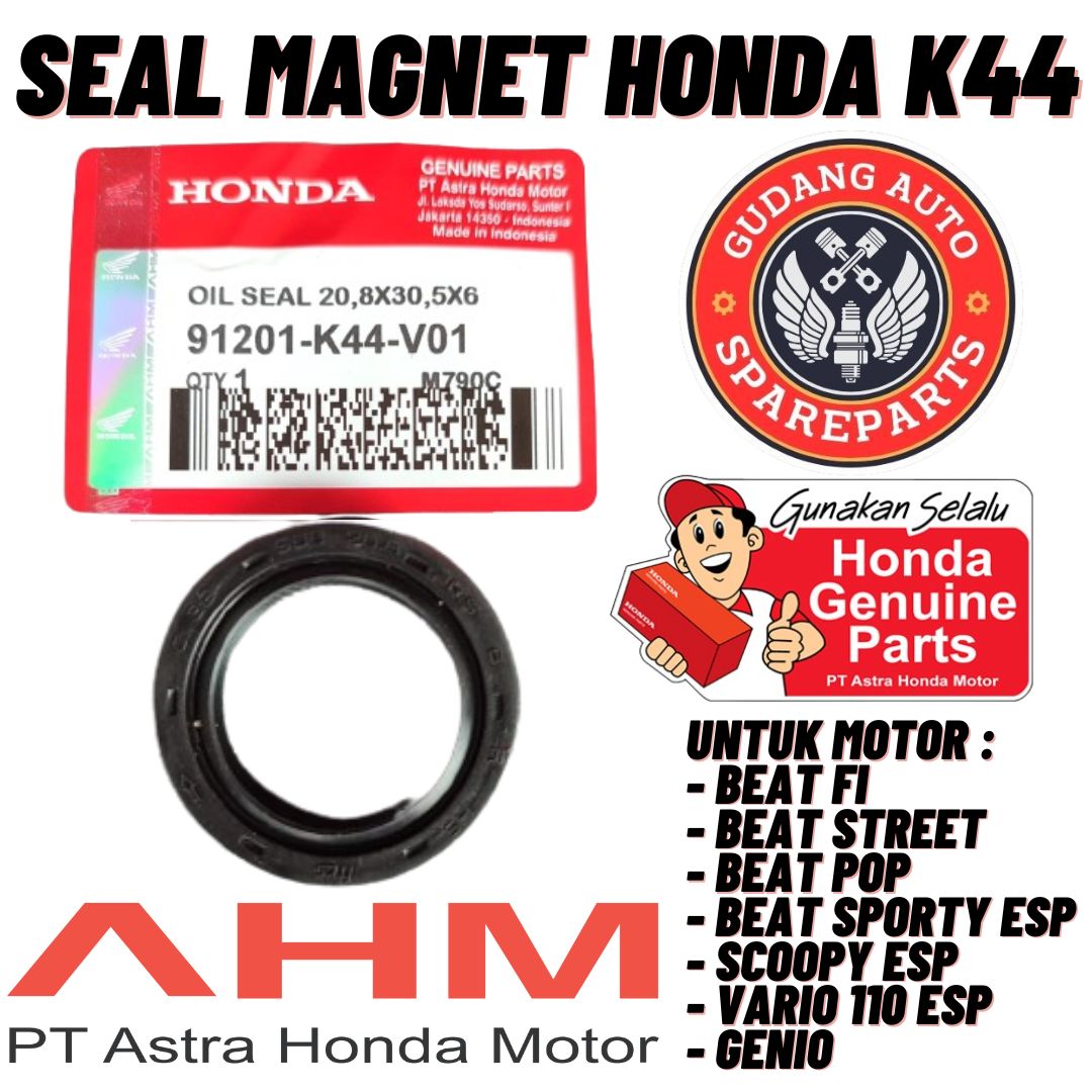 Original AHM Seal Magnet As Kruk Kanan Honda Beat Street Pop Sporty ...