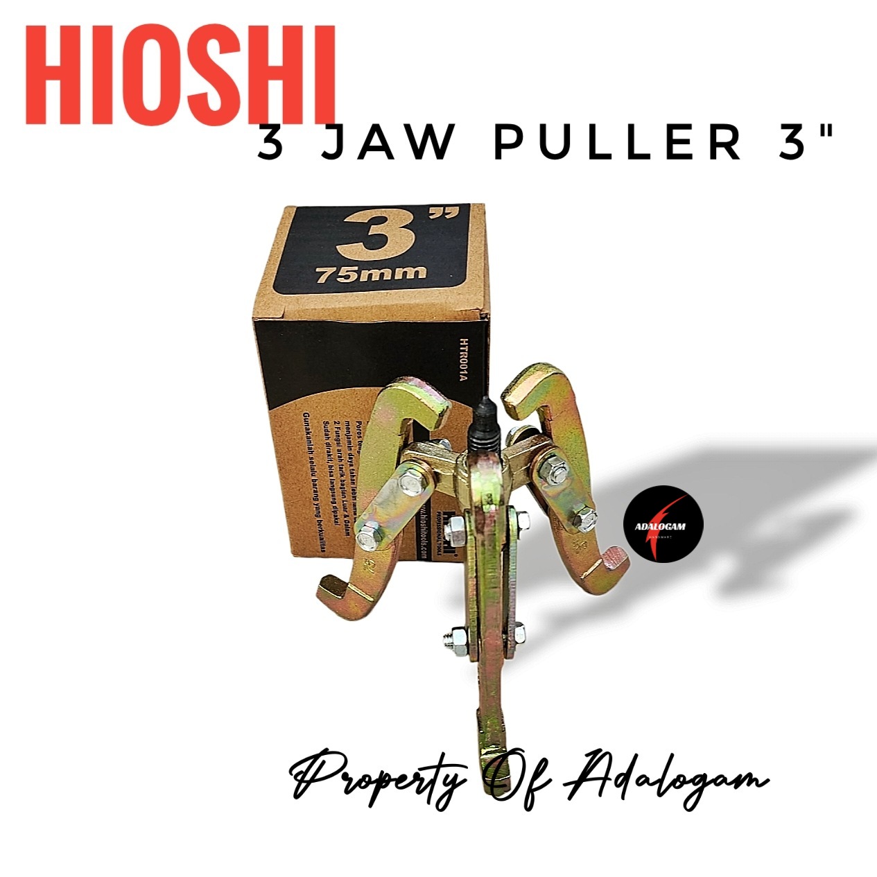 HIOSHI Treker 3 Kaki 3 Inch - Gear Puller 3 Jaw Tracker | Lazada Indonesia