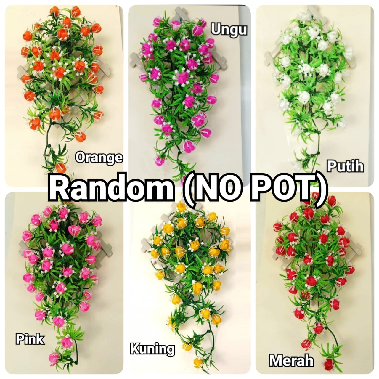 Bunga Rambat Karmelia Gantung Plastik Artificial Palsu / Bunga Rambat ...