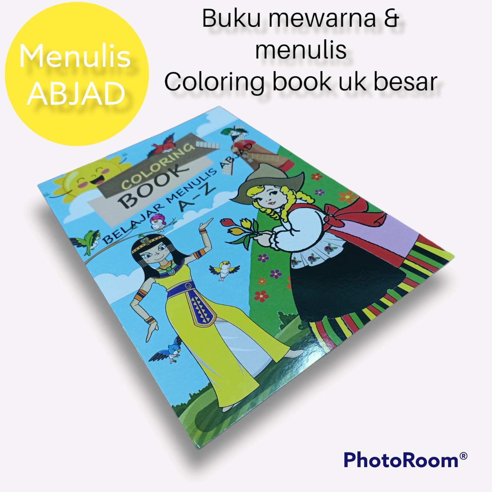 RS818 - Buku Anak Mewarnai INTERFANCY / COLORING BOOK ABJAD & ANGKA ...