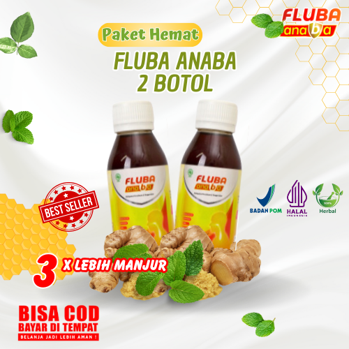 2 Botol Original- Madu Fluba Anaba Atasi Flu, Batuk dan Demam ...