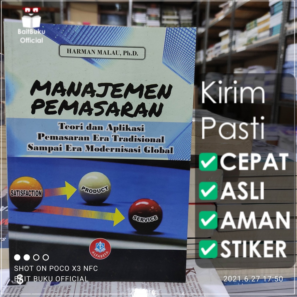 Buku Original: Manajemen Pemasaran Teori dan Aplikasi Pemasaran Era Tradisional | Lazada Indonesia