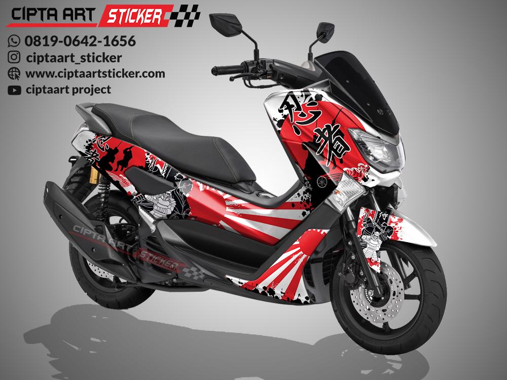 Decal stiker full body Yamaha Nmax 150 new Samurai Japan Special ...