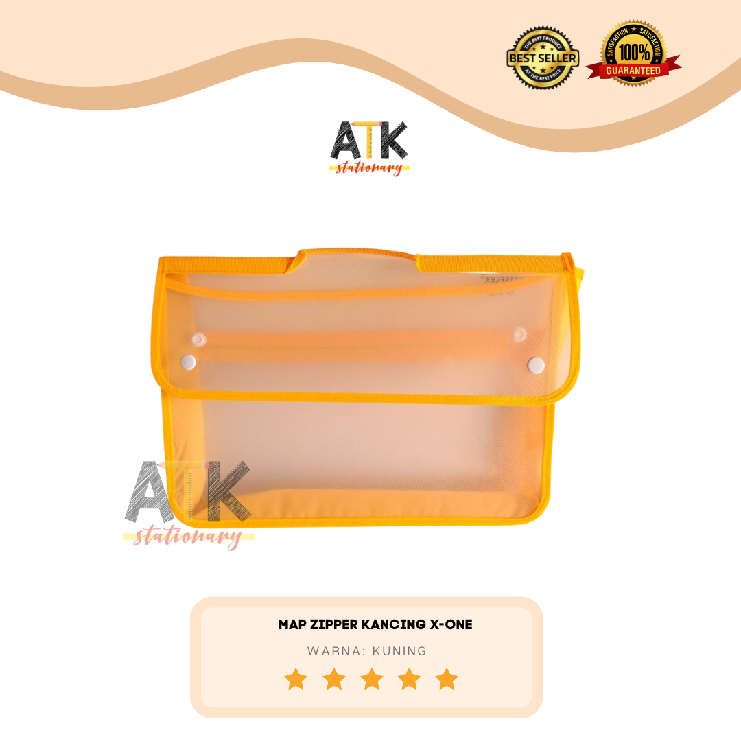 Map Plastik Zipper Bag Kancing X-One atk | Lazada Indonesia