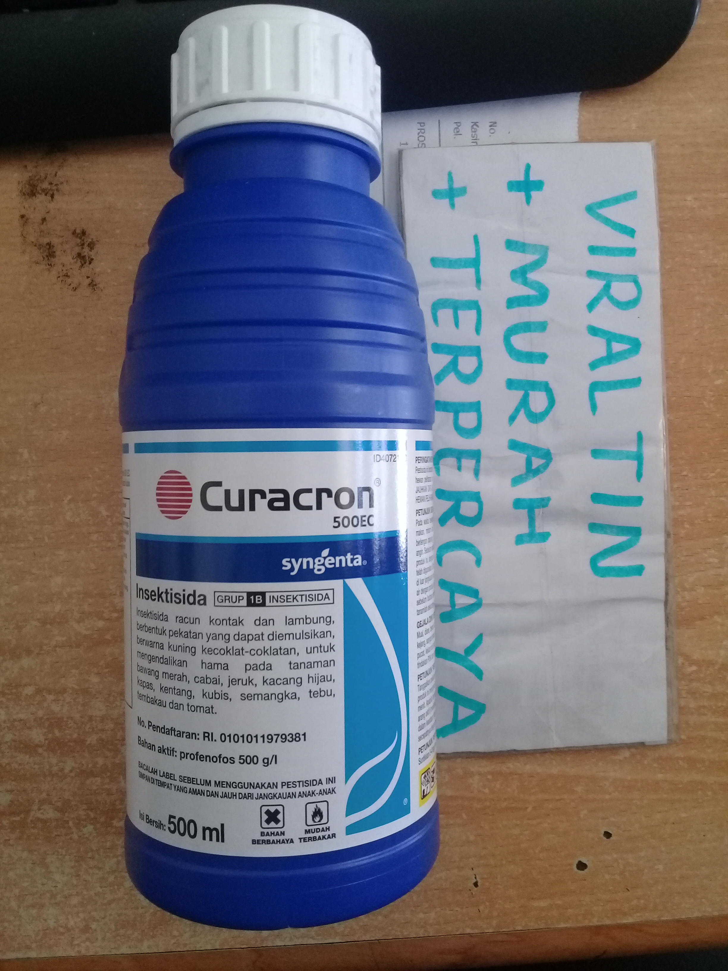 curacron 500 ml insektisida racun ulat dan serangga | Lazada Indonesia