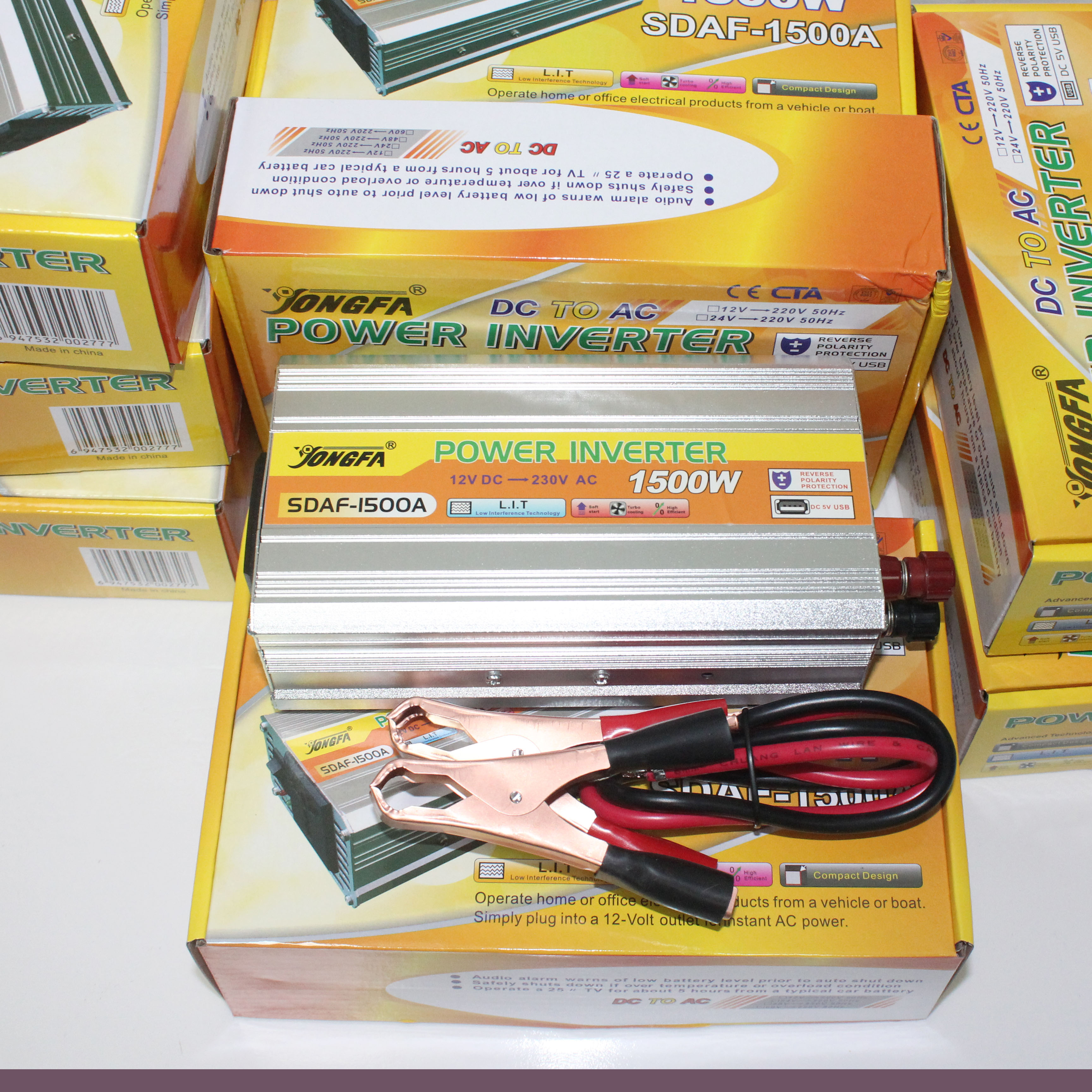 Power Inverter 1500watt DC 12V ke AC 220V Inverter Ubah Arus Listrik DC ...