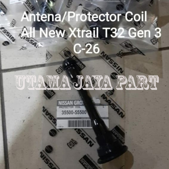 antena protector tiang selongsong batang coil koil all new xtrail T32 ...