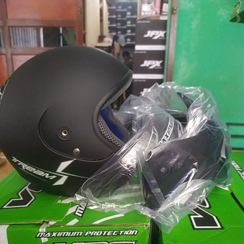 HELM VOG XTREAM ORIGINAL - VOG HELM HALF FACE SOLID WARNA LENGKAP ...