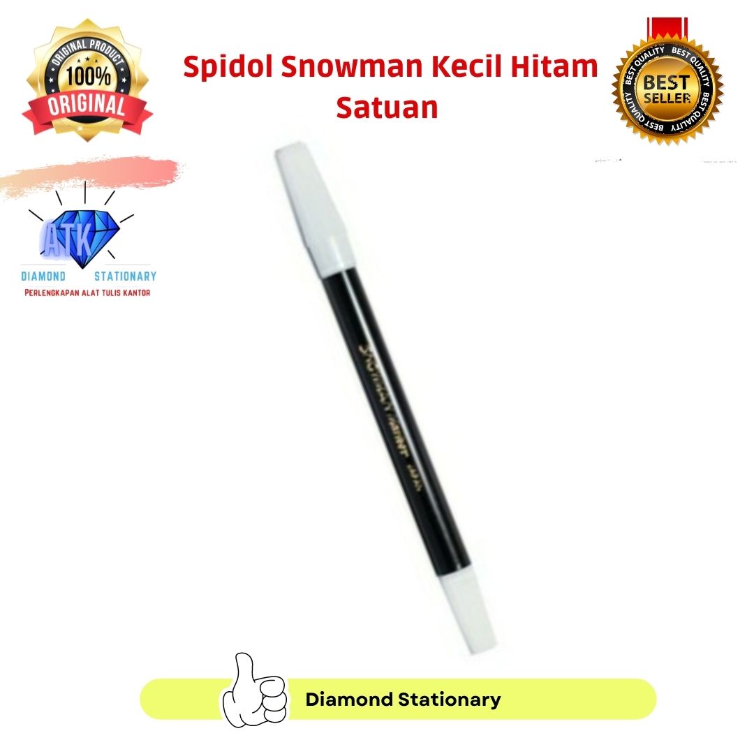 Spidol Snowman Kecil Hitam Satuan | Lazada Indonesia