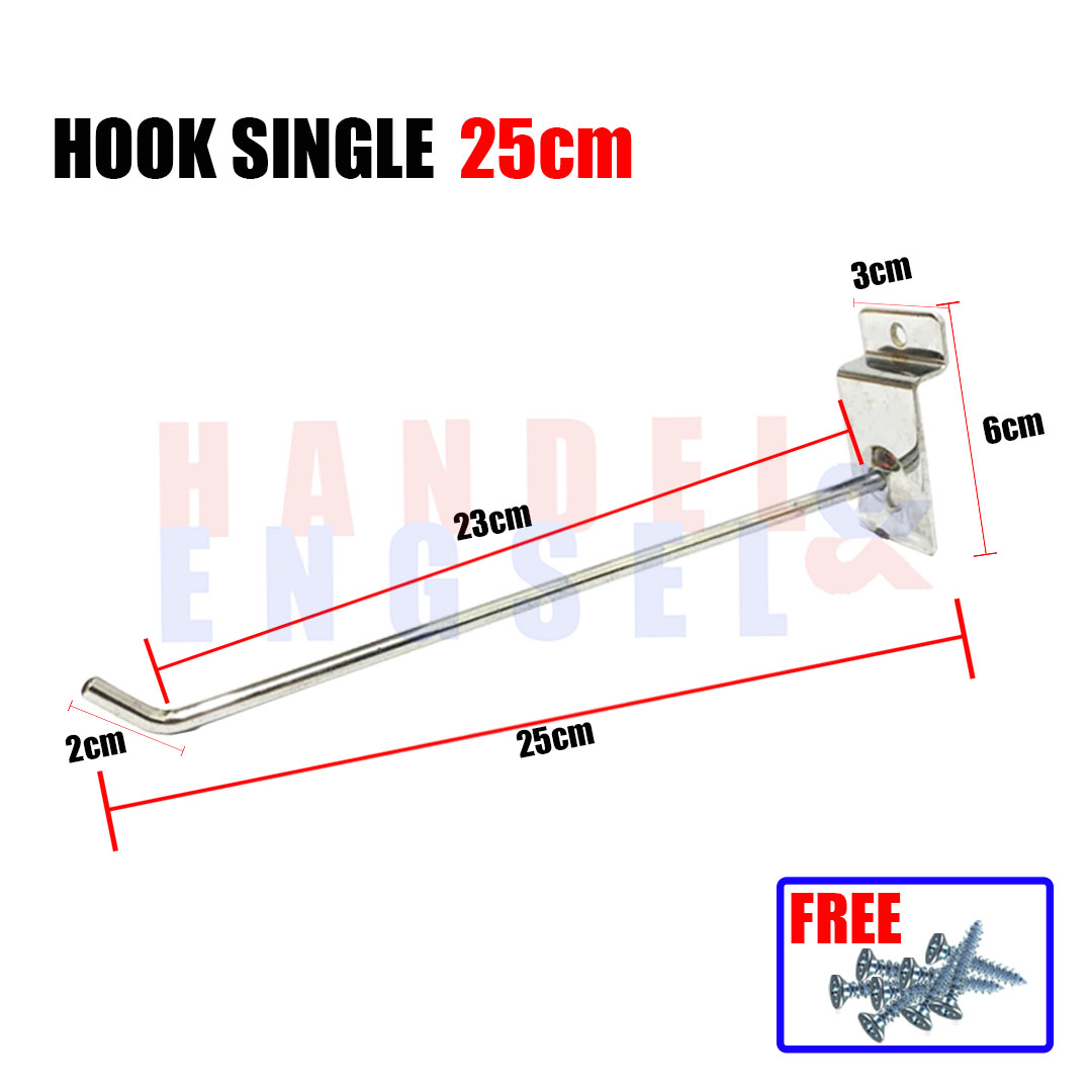 Single Hook Pin Shop /cantolan besi kotak / Cantelan gantungan Pipa ...