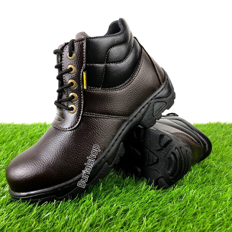 Sepatu Safety Boot Septi Pria Ujung Besi Sefty Shoes Septy Proyek sefty ...