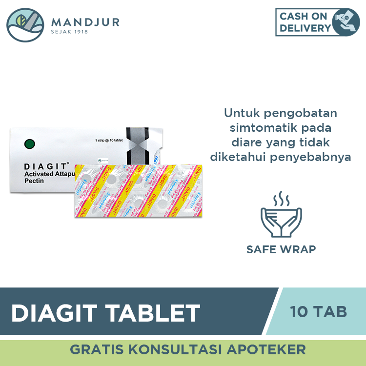Diagit 10 Tablet - Obat Diare | Lazada Indonesia