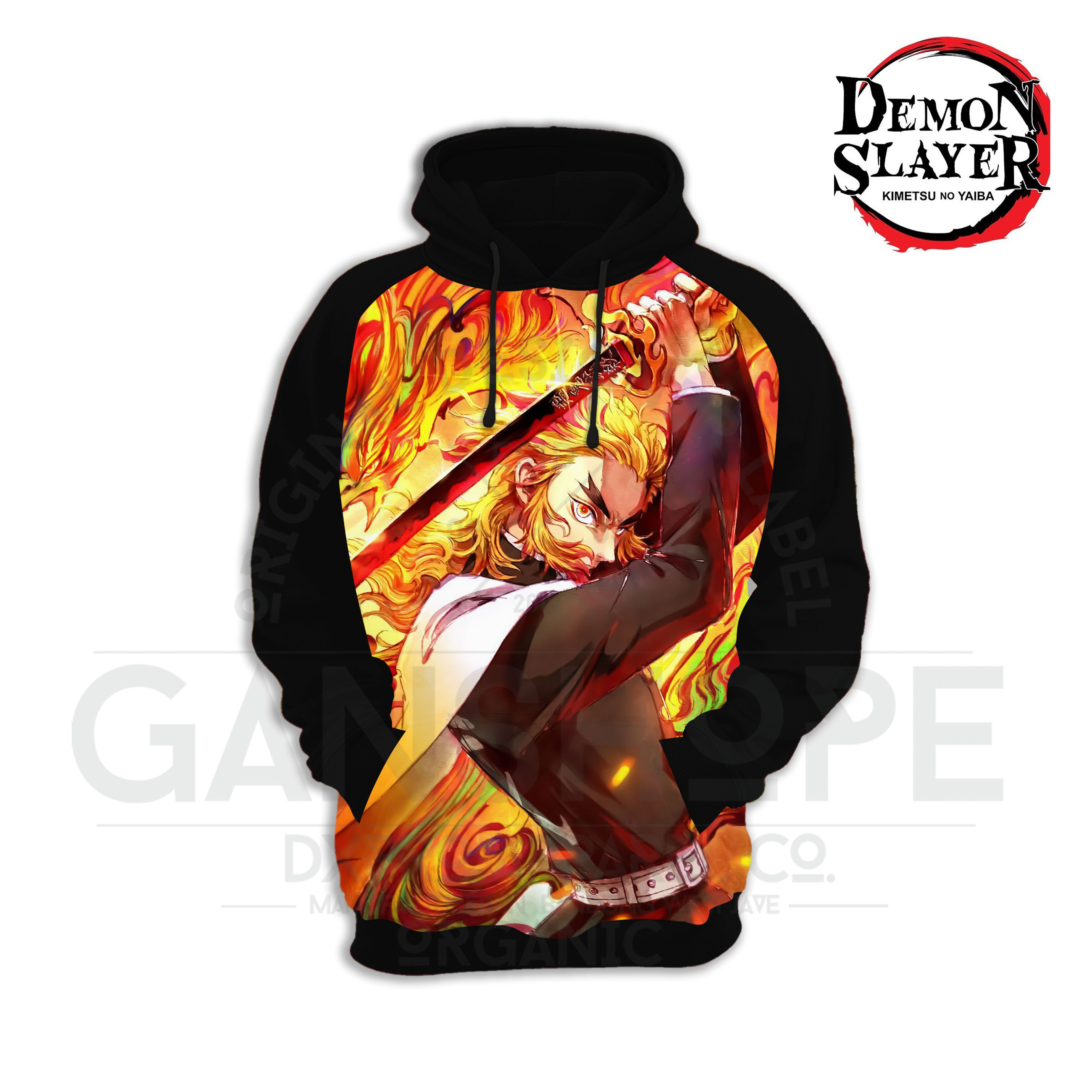JAKET HOODIE 3D FULLPRINT DEMON SLAYER KYOJURO RENGOKU KIMETSU NO YAIBA ...