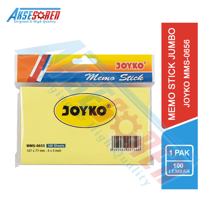 KERTAS MEMO TEMPEL POLOS JOYKO [MMS-0655] / STICKY NOTE POLOS PERSEGI ...