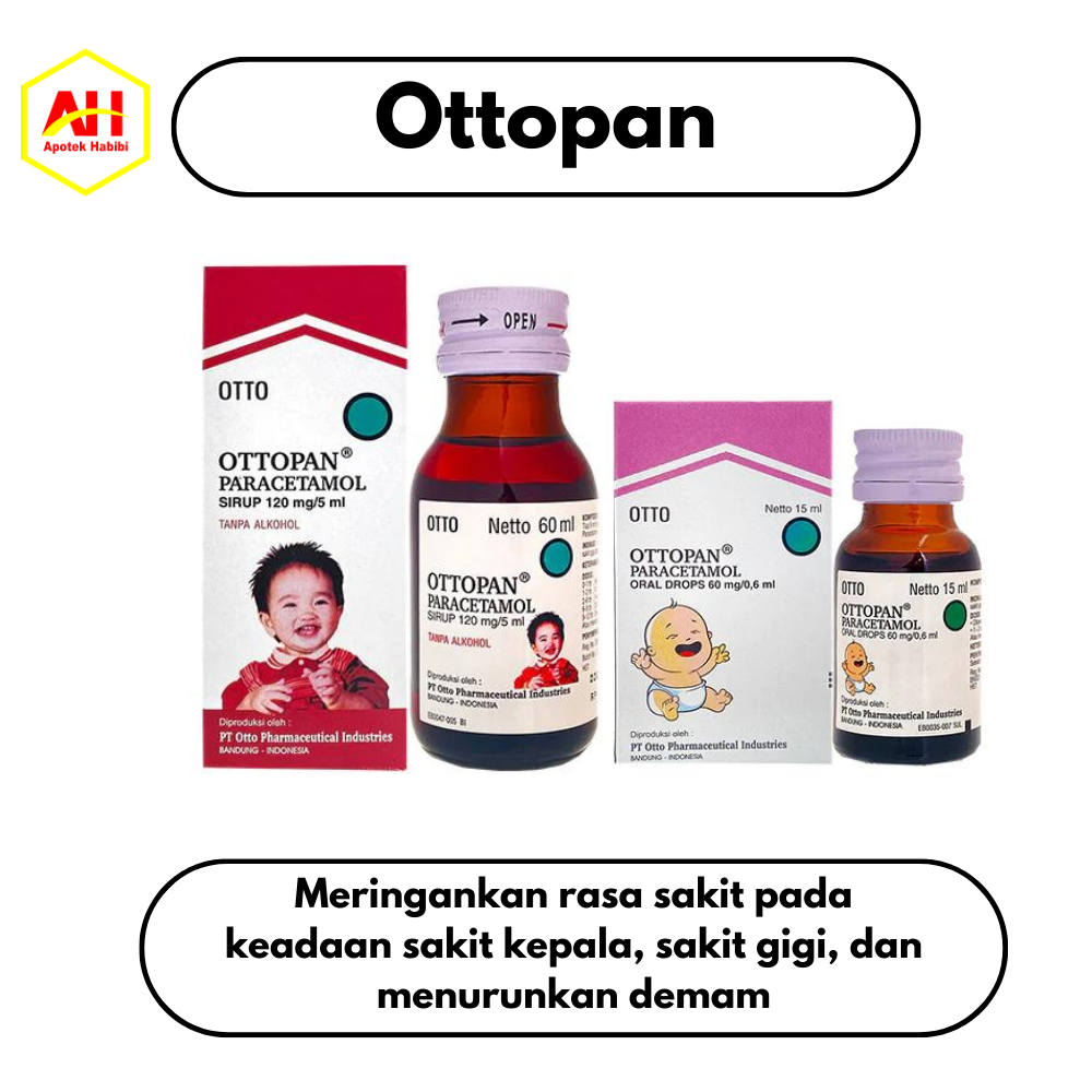 Ottopan Sirup 60 ml drop 15 ml | Lazada Indonesia