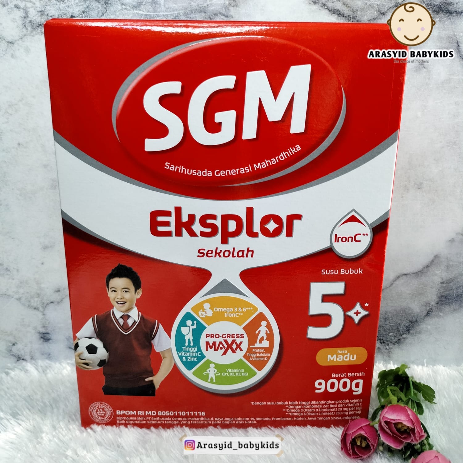 SGM 5 Plus Eksplor Madu Pro-Gress Maxx Susu Bubuk 900 GR | Susu Formula ...