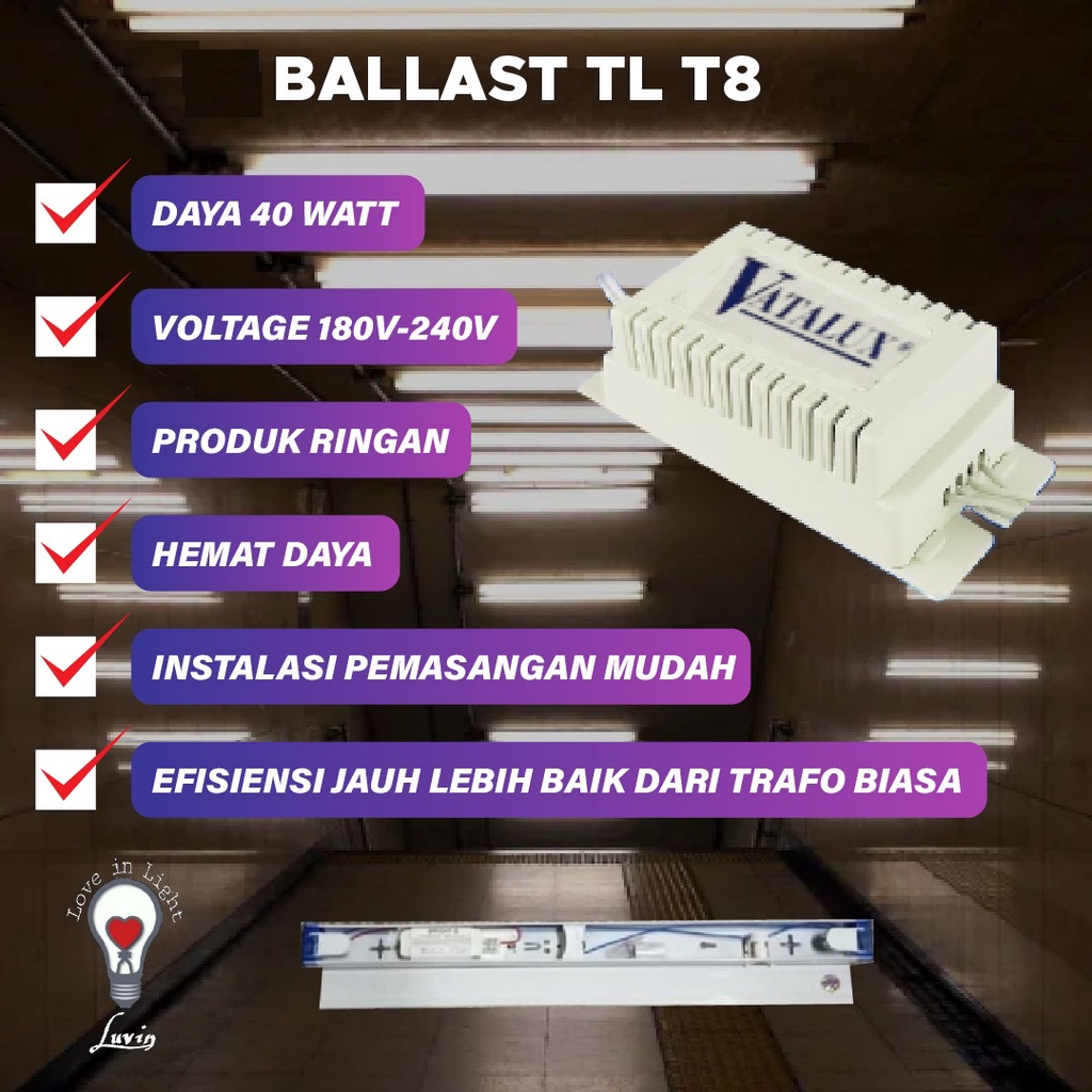 ballast electronic / Ballast Lampu TL T8 /Trafo Electronic | Lazada Indonesia