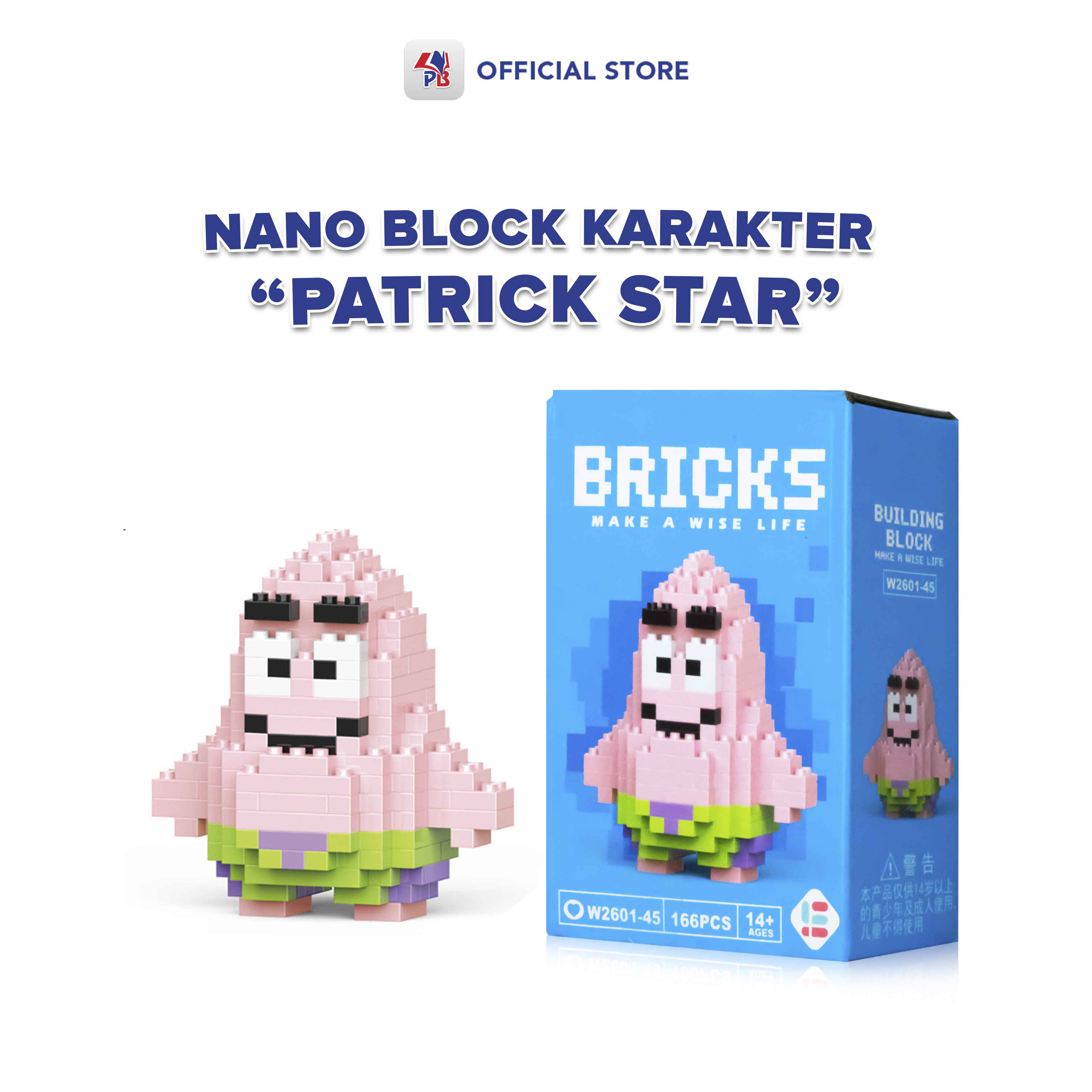 Mainan Edukasi Anak / Nano Block Model Karakter Kartun / Bricks Make A ...