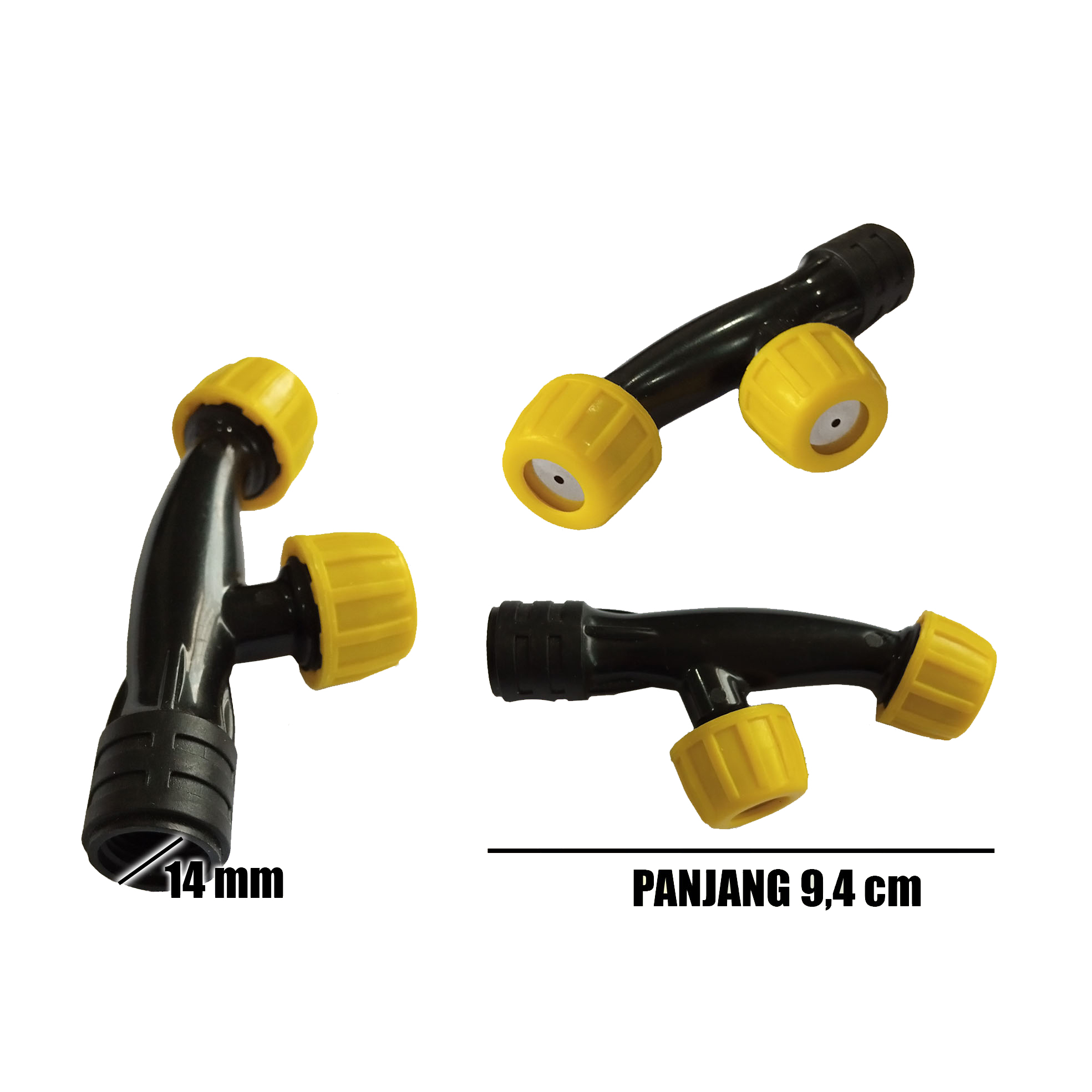 Nozzle plastik Knapsack 2 kepala / mata sprayer elektrik 2 cabang ...