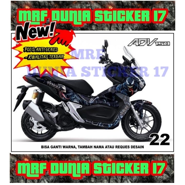 Sticker decal Honda ADV 150 Full Body decal Sticker Honda ADV 150 ...
