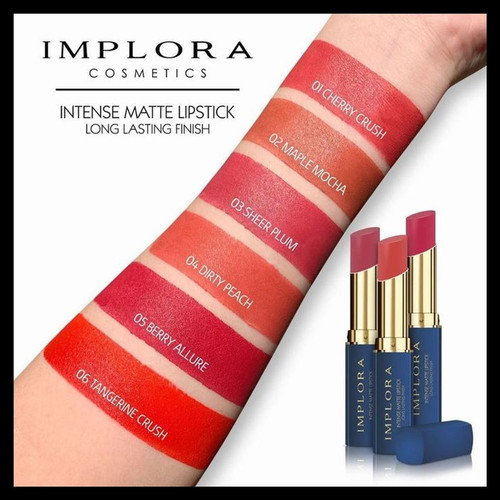 IMPLORA MATTE LIPSTICK LONGLASTING FINISH | Lazada Indonesia