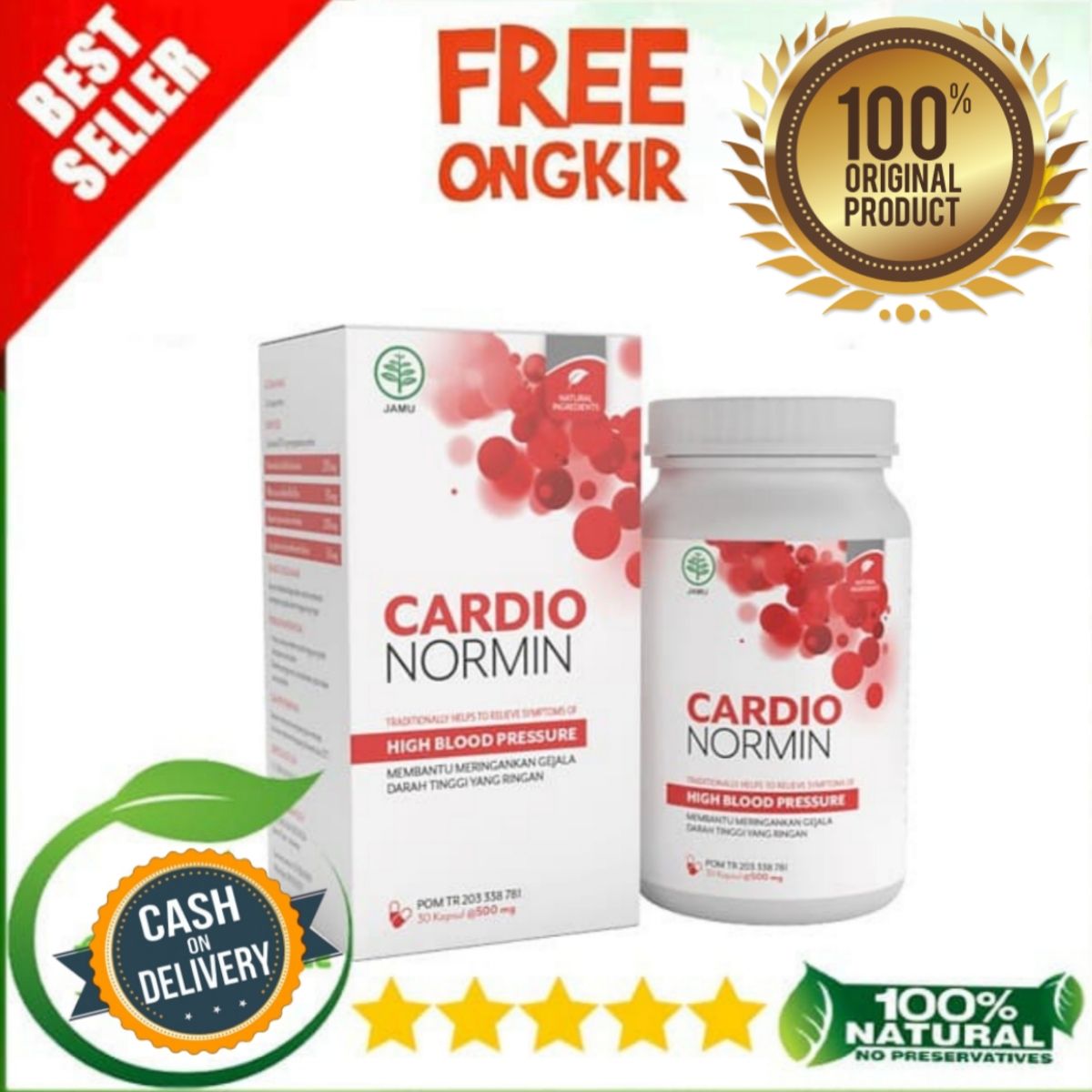 CARDIONORMIN - CARDIO NORMIN ASLI OBAT HERBAL MENGATASI SERANGAN ...