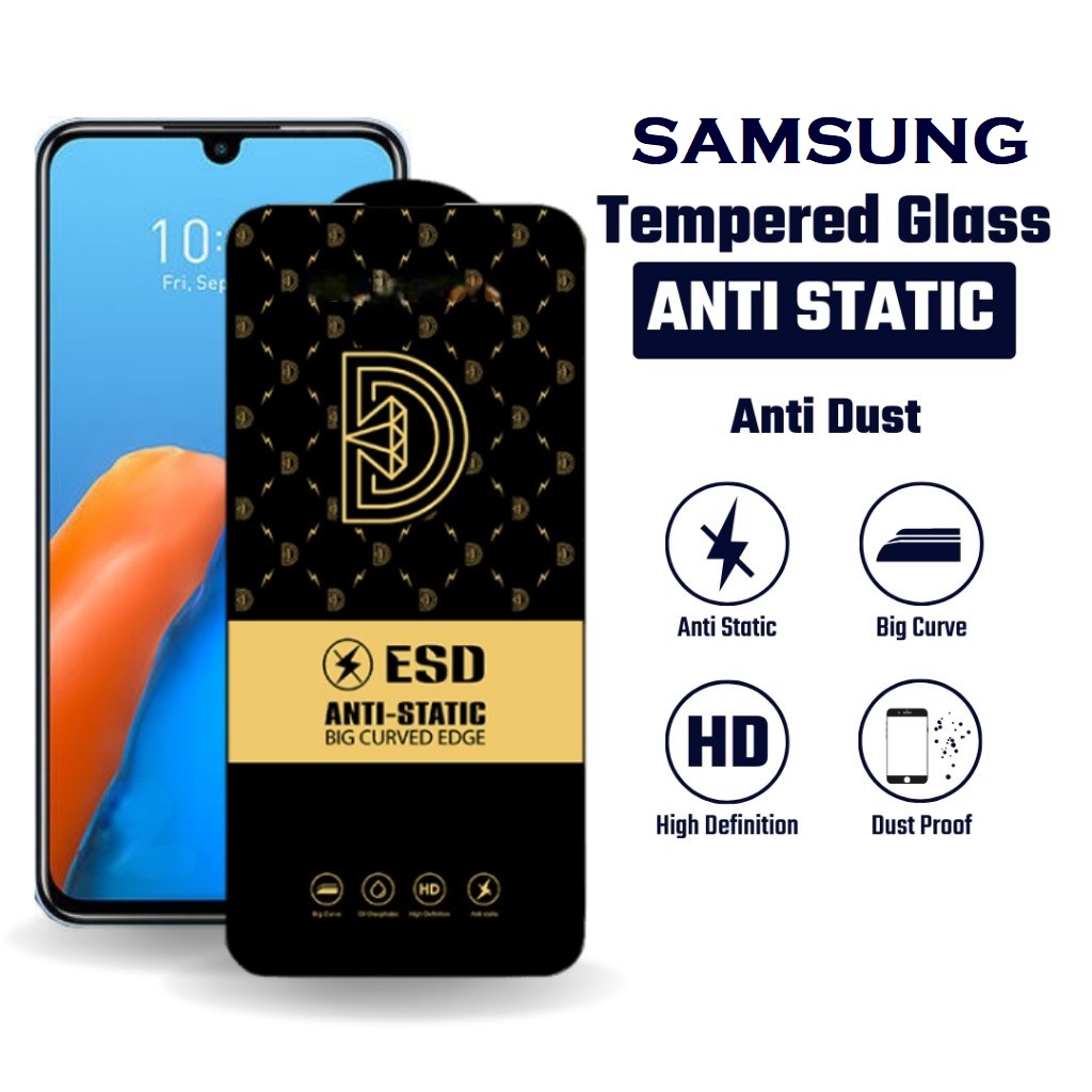 TEMPERED GLASS ANTI STATIC FOR SAMSUNG GALAXY S20 FE / S21 FE / S22 ...
