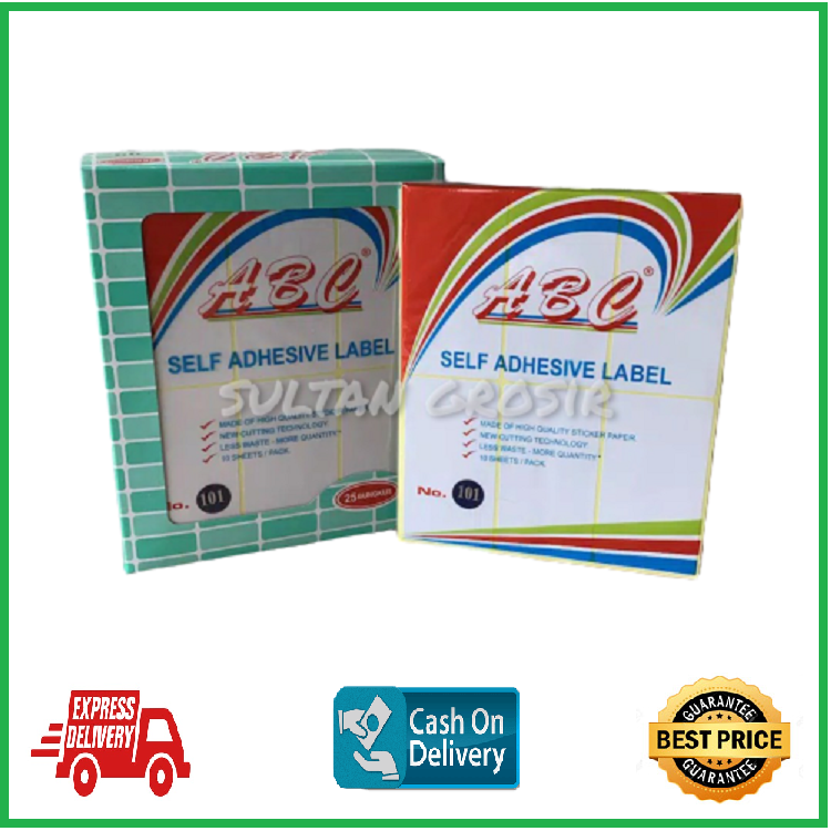 LABEL ABC 101 STIKER LABEL SELF ADHESIVE LABEL UNDANGAN | Lazada Indonesia