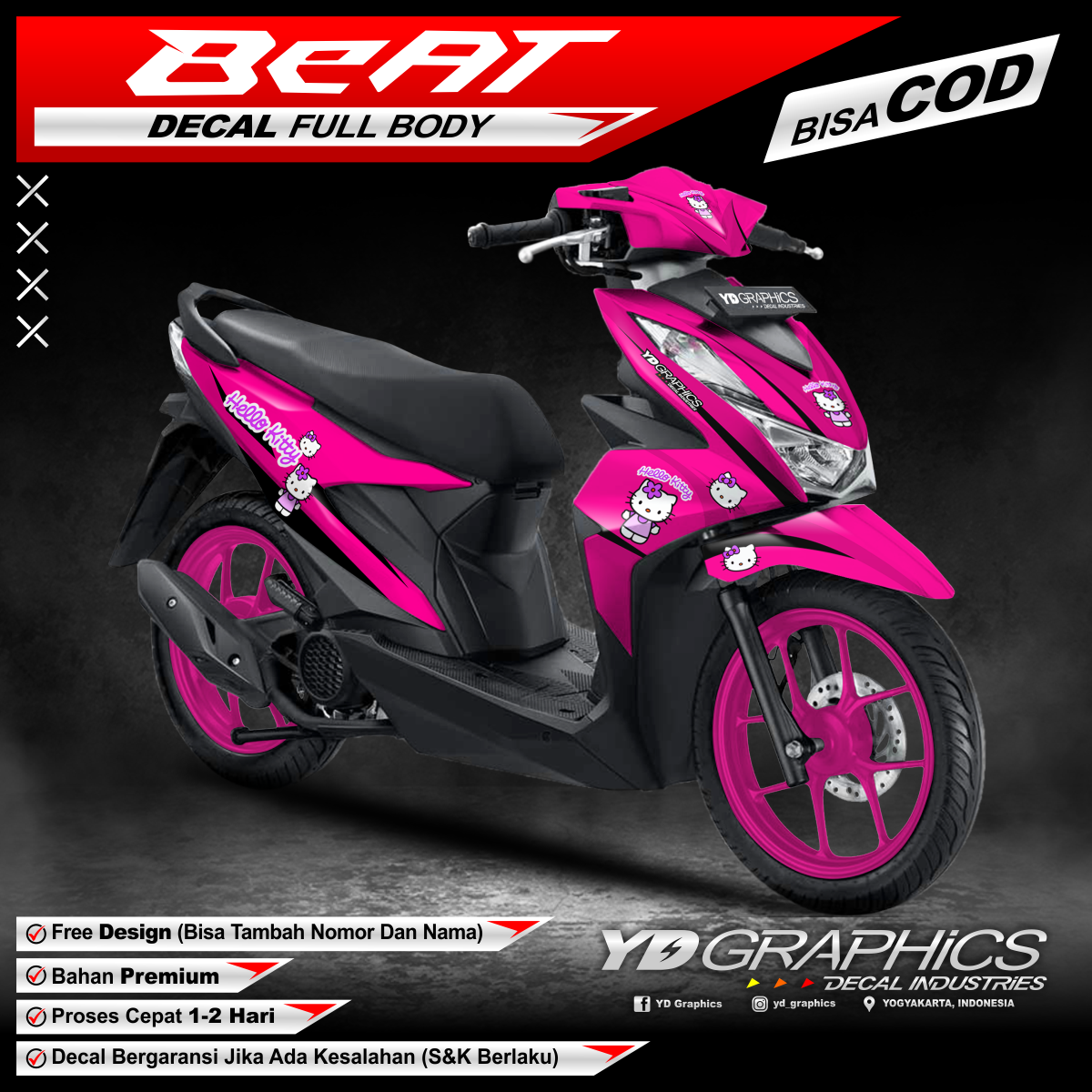 Modifikasi Skotlet Variasi Motor Beat | Reviewmotors.co