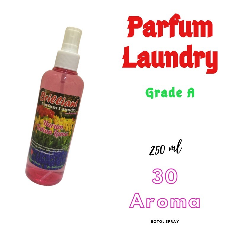 Brilliant Parfum Laundry Grade A 250 ml Botol Spray Parfum Loundry ...