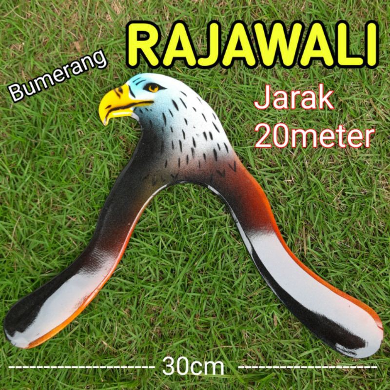 Bumerang Boomerang Rajawali jarak 25-30 meter. | Lazada Indonesia
