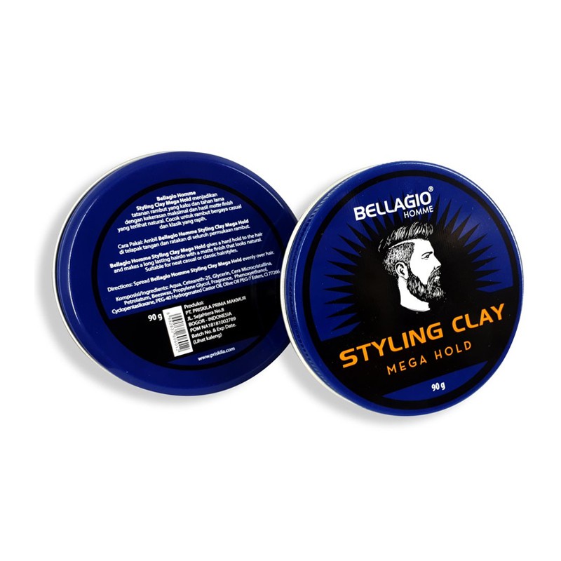 Pomade Bellagio Homme Styling Clay 90gr Lazada Indonesia pomade-bellagio-homme-styling-clay-90gr-lazada-indonesia