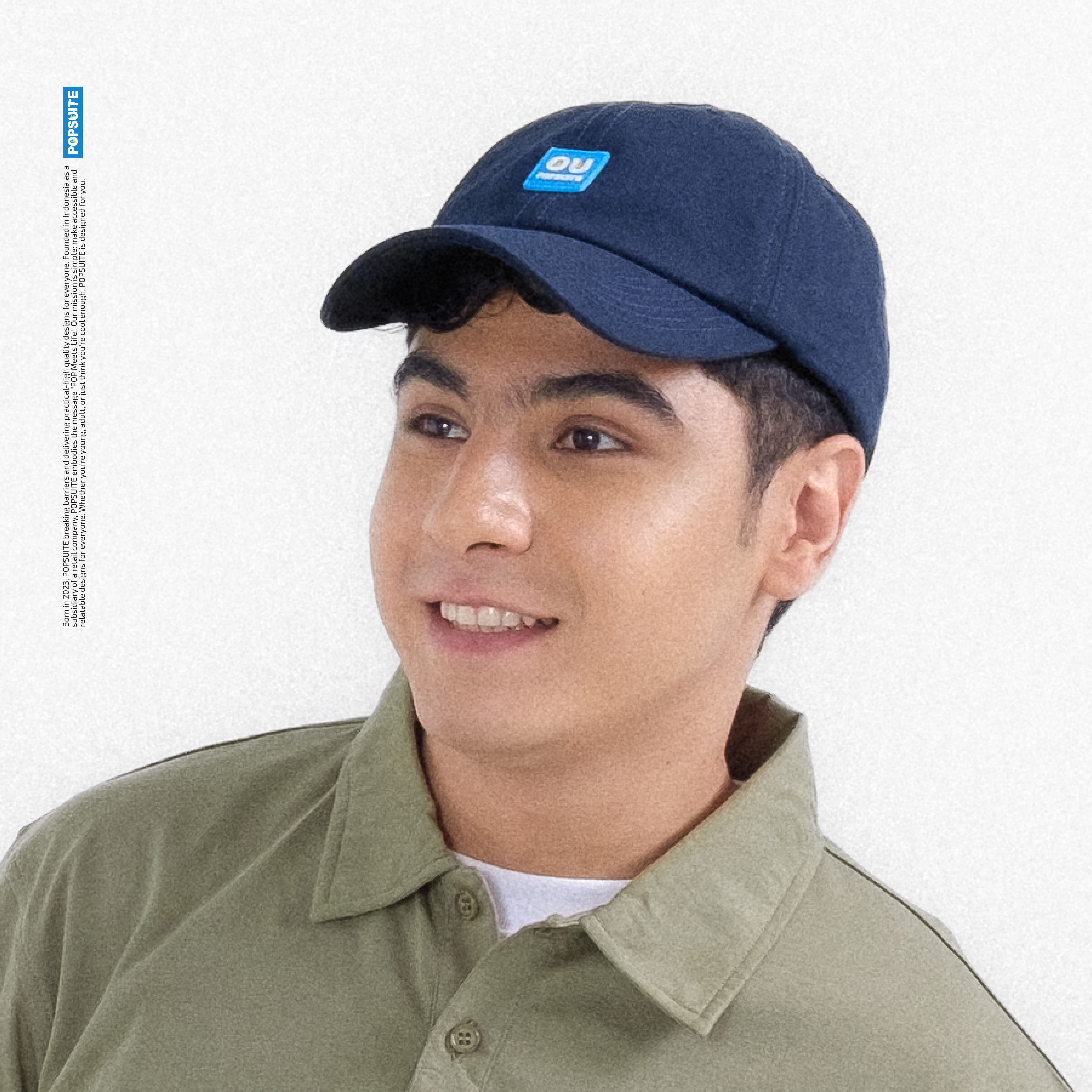 POP Logo Cap in Navy | Lazada Indonesia