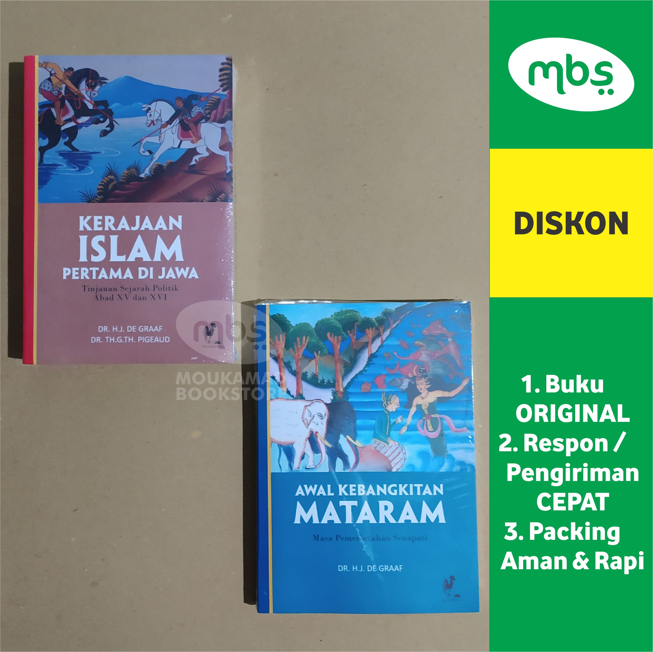 PAKET BUKU KERAJAAN ISLAM PERTAMA DI JAWA & AWAL KEBANGKITAN MATARAM ...