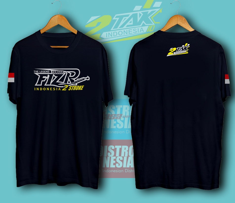 Kaos Fiz R Salam 2 Stroke indonesia distro keren Baju Motor 2 Tak ...