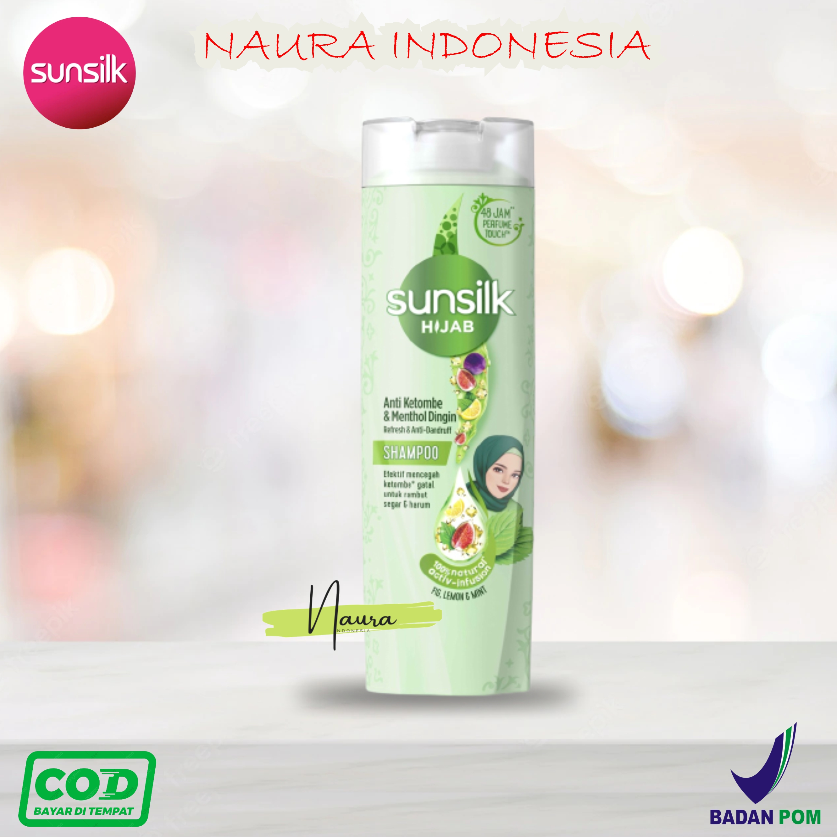 Sunsilk Hijab Shampoo Anti Ketombe & Menthol Dingin - 300ml (dengan ...