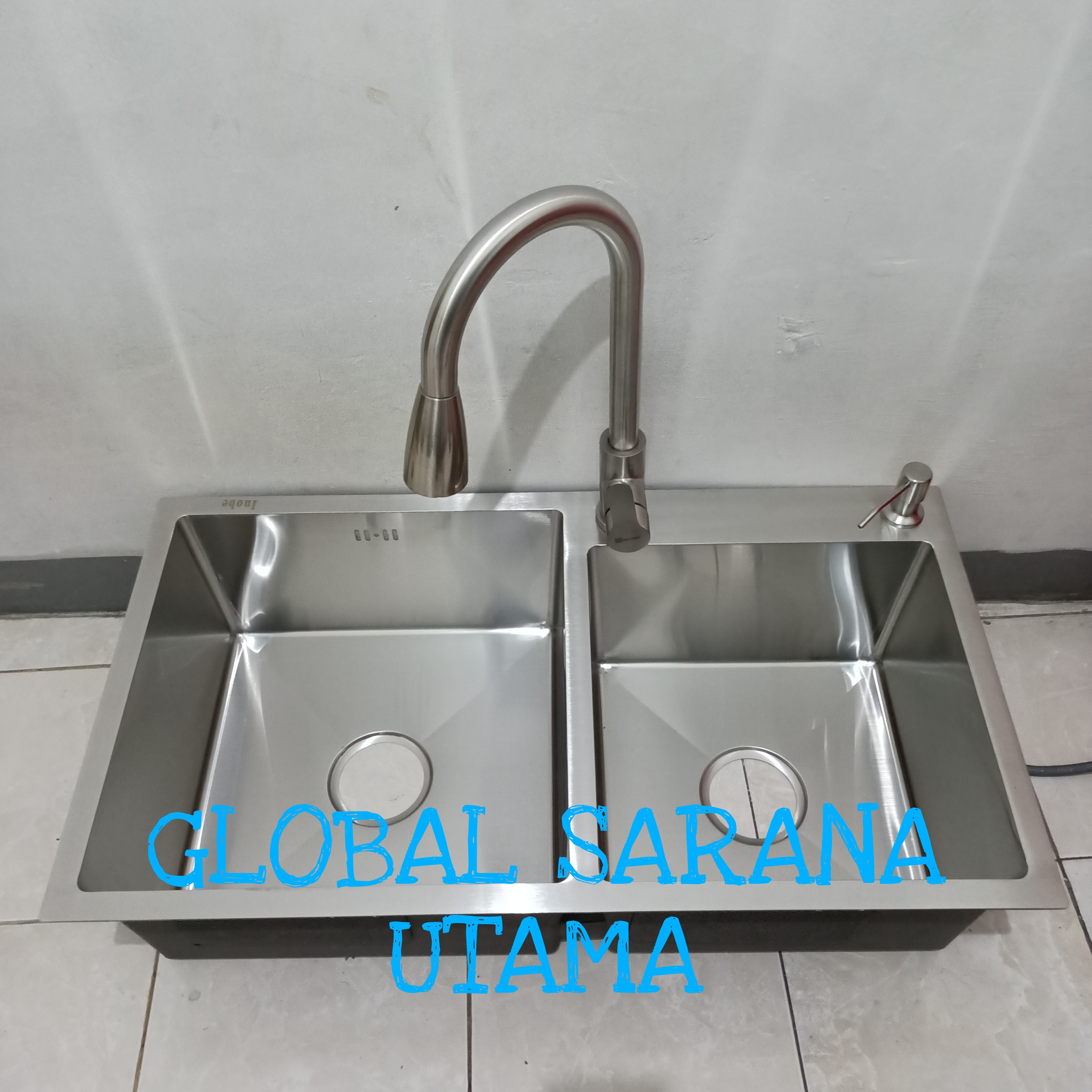Kitchen Sink 8245 INOBE/ EXCLUSIVE /GOLDEN HAND Minimalis + KRAN TARIK ...