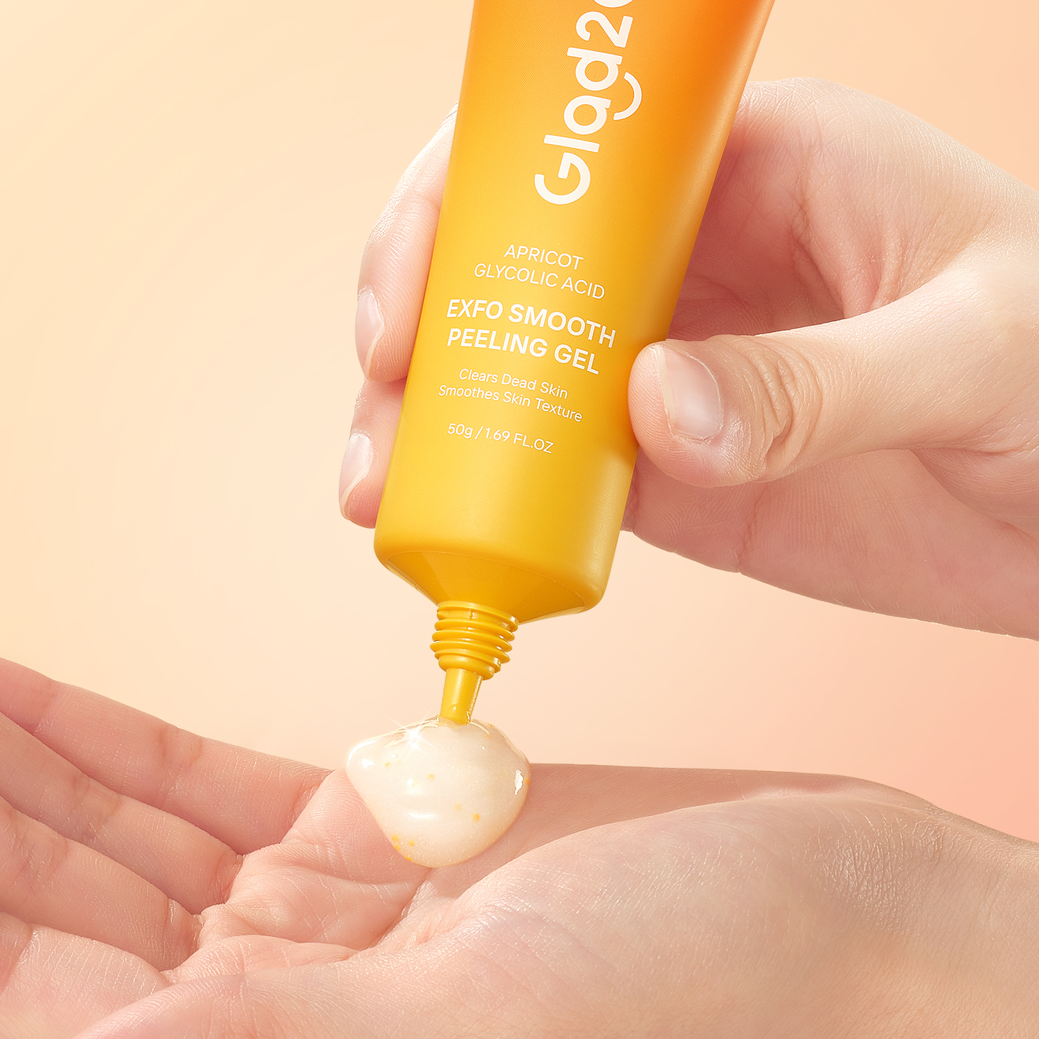 [New Launch] Glad2Glow Apricot Glycolic Acid Exfo Smooth Peeling Gel ...